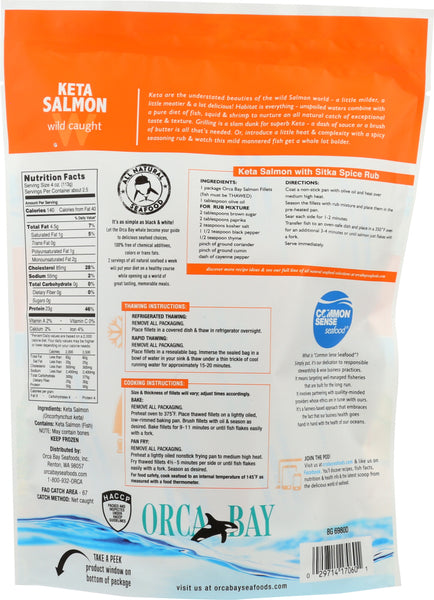 ORCA BAY: Keta Salmon Fillets, 10 oz – PetGeneralStore