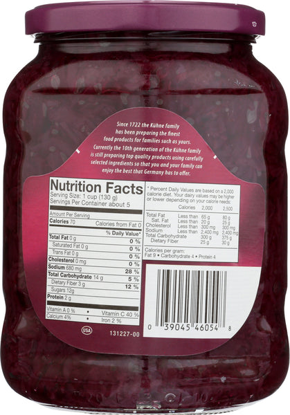 KUHNE: Red Cabbage, 24 oz – PetGeneralStore
