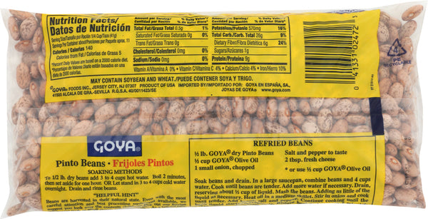 GOYA: Pinto Beans, 16 oz – PetGeneralStore