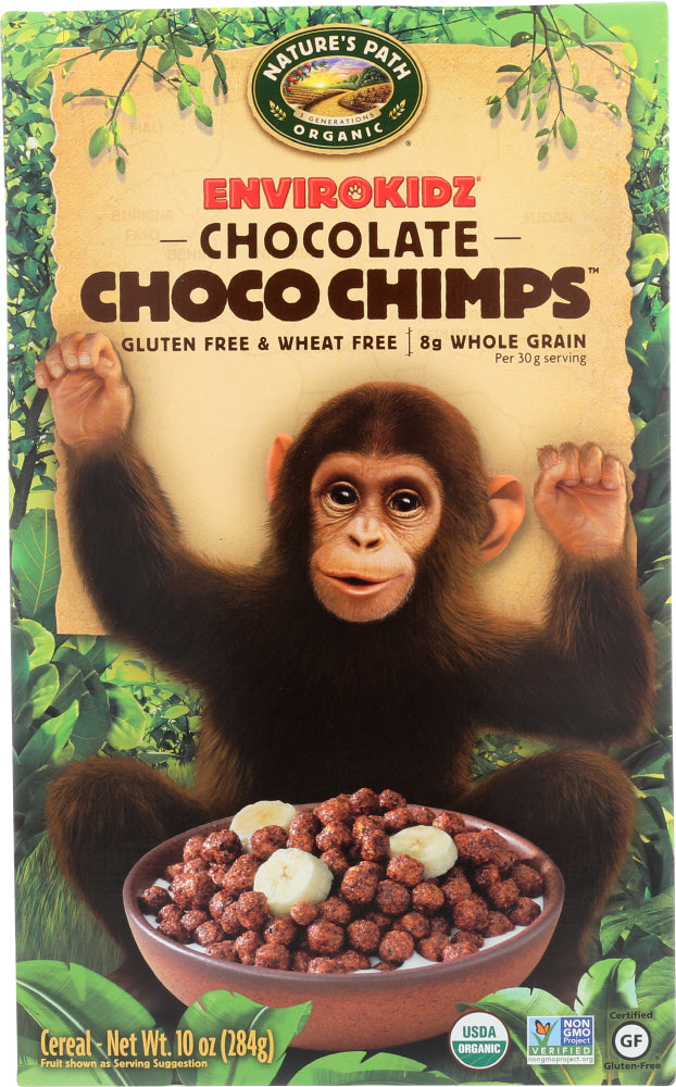 ENVIROKIDZ: Organic Chocolate Choco Chimps Cereal, 10 oz – PetGeneralStore