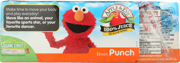 APPLE & EVE: Sesame Street Elmos Punch Juice 8 Pack, 125 ml ...