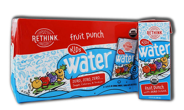 RETHINK WATER: Fruit Punch Water Zero Sugar 8-6.75 fl oz, 54 fl oz ...