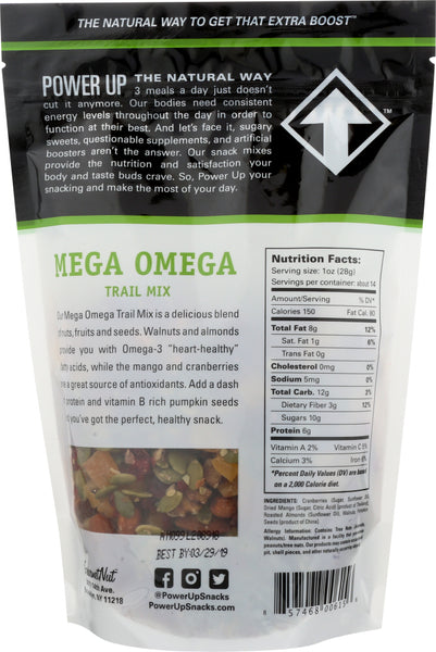 POWER UP: Trail Mix Mega Omega, 14 oz – PetGeneralStore