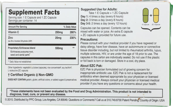 EZC PAK: 5-Day Tapered Immune Support Pack, 28 cp – PetGeneralStore