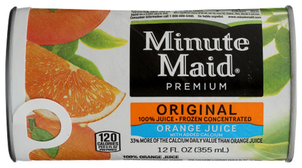 MINUTE MAID: Original Frozen Orange Juice with Calcium, 12 oz ...