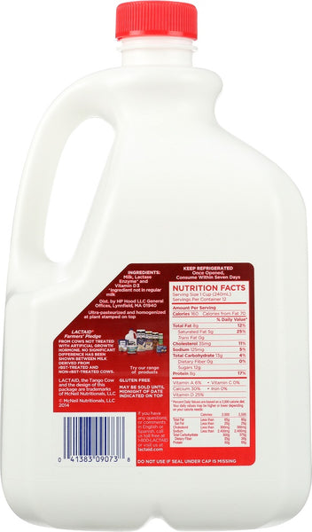 LACTAID: Whole Milk 100% Lactose Free, 96 oz – PetGeneralStore